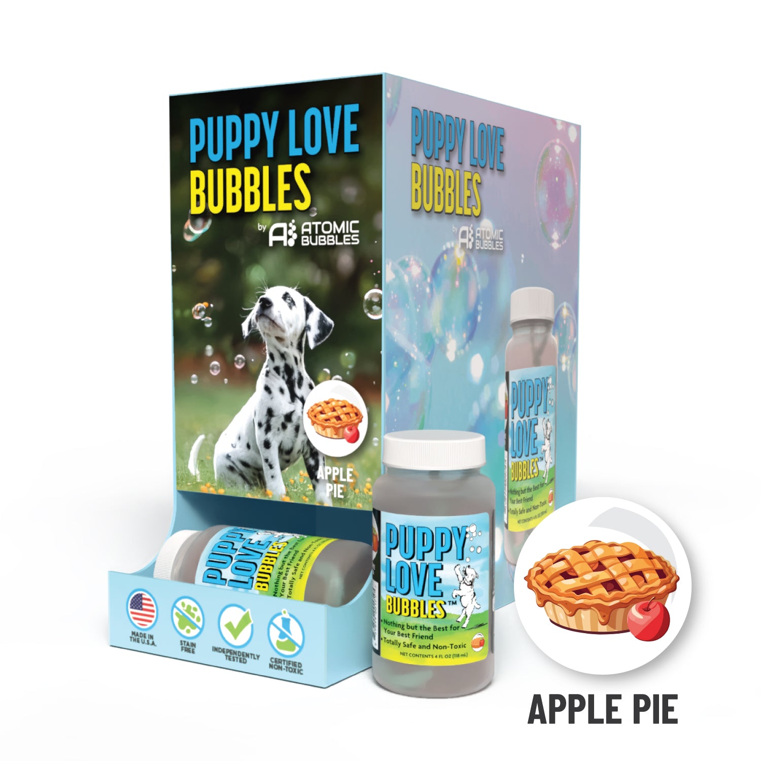 Puppy Love - Apple Pie Scent - Gravity Feeder Display – Atomic Bubbles