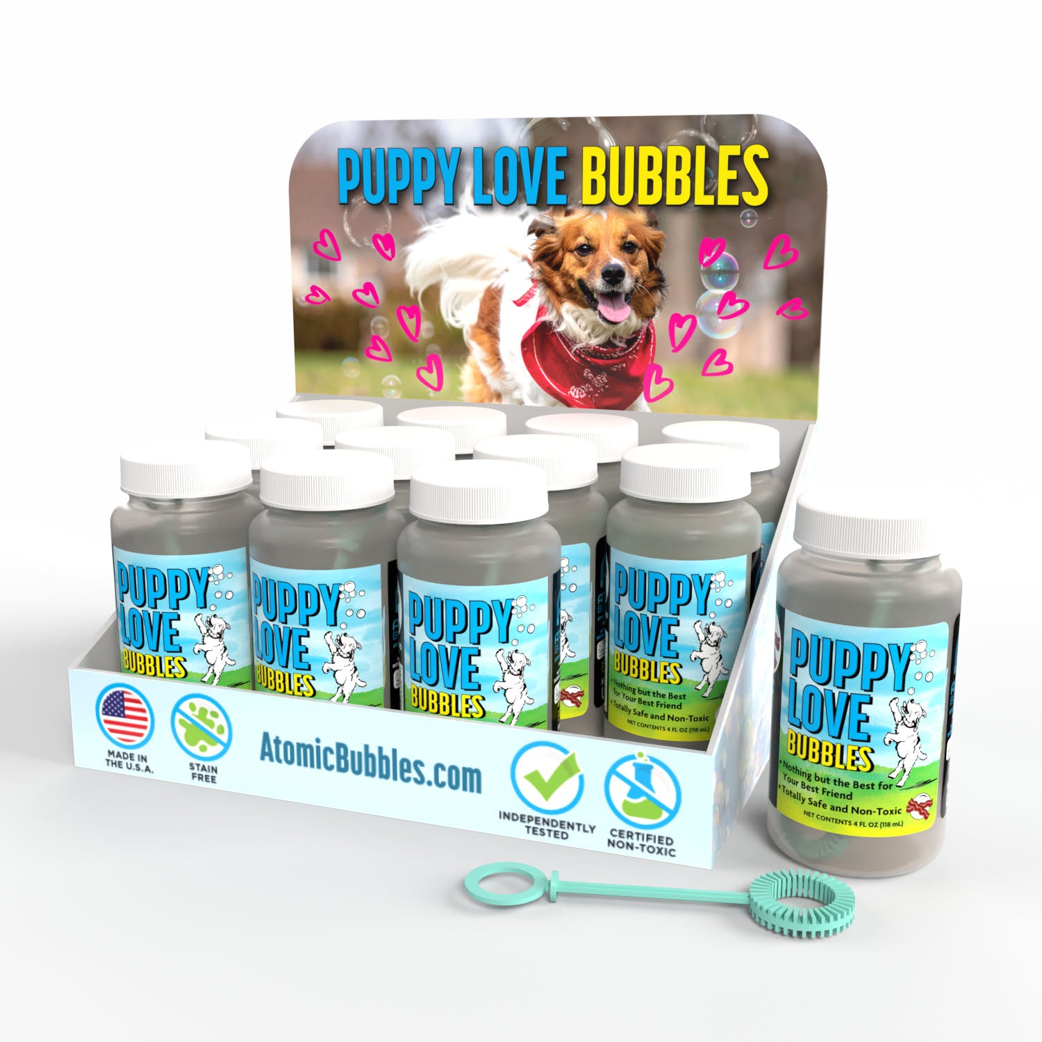 Puppy Love Bubbles -Assorted 12 Variety Pack - Tabletop Display ...